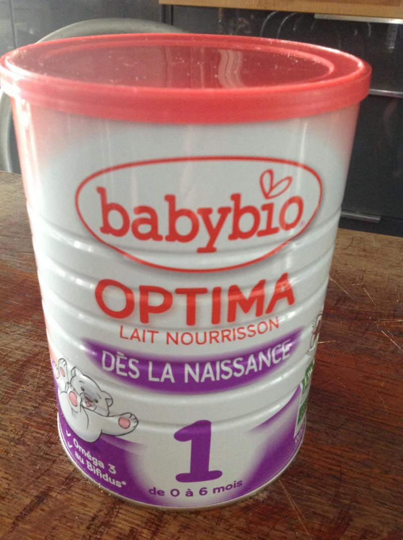 Lait Babybio Nourrisson Optima 1 BABYBIO : Avis