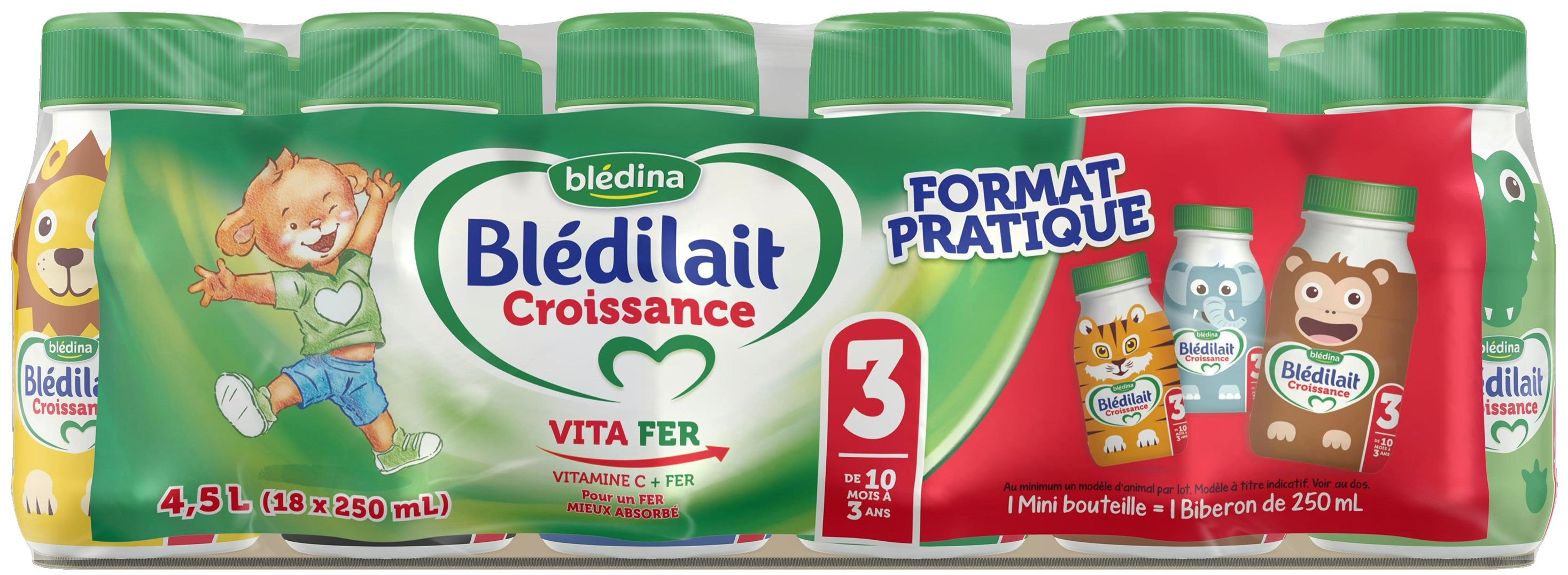 Lait Blédilait Croissance Liquide BLEDINA : Avis et comparateur de prix